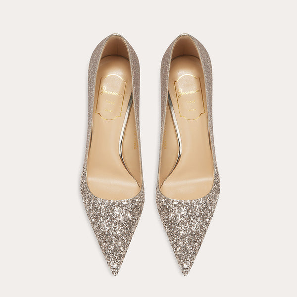 Elegant Glitter Women's High Heels Evening Party Shoes